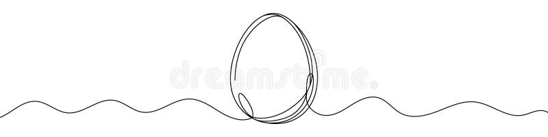 Continuous Line Drawing Egg Stock Illustrations – 1,357 Continuous Line ...