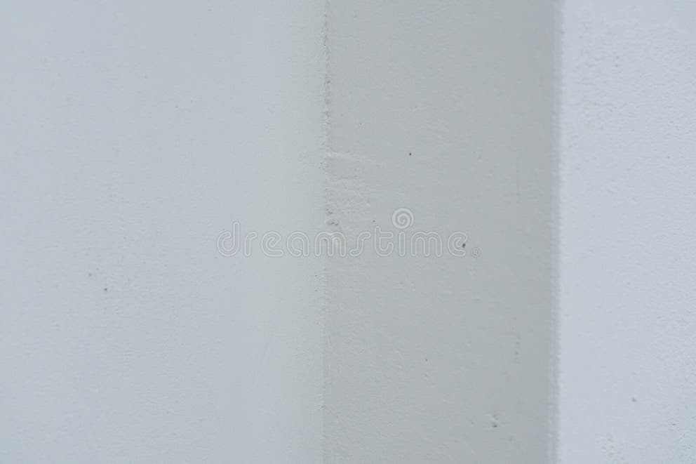 Minimalist Corner of a White Wall with Subtle Texture and Depth Stock ...