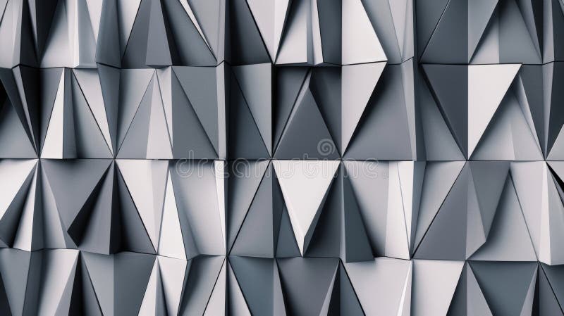 A Minimalist Curtain with a Geometric Pattern of Overlapping Triangles ...