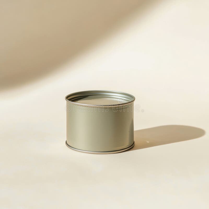 Minimalist Cylinder Container on Soft Background Highlighting Smooth ...