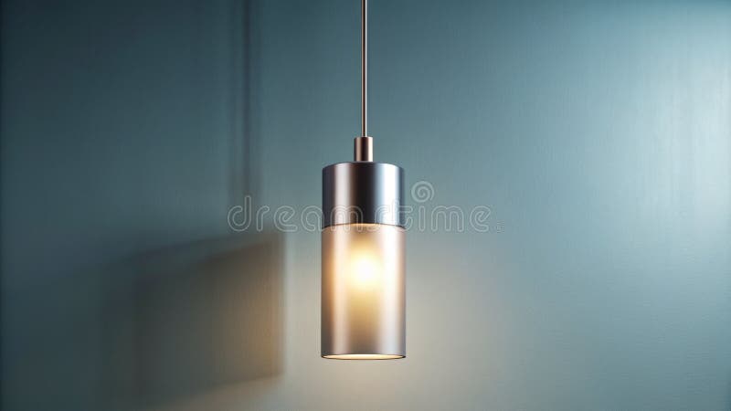 Minimalist Cylindrical Pendant Light Fixture a Modern Statement Piece ...