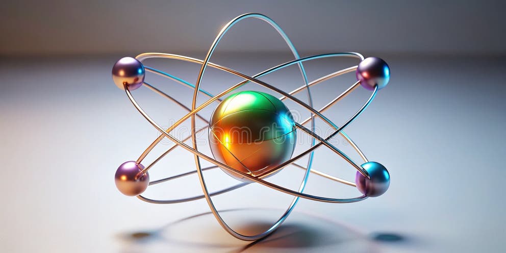 A Minimalist 3D Atom Model a Striking Visual Representation of Atomic Structure for Science ...