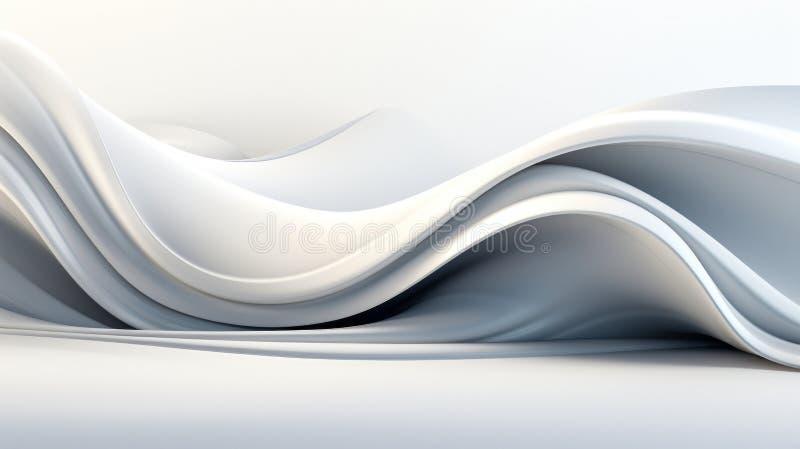 Minimalist 3D Light White Background with Soft Shadows and Highlights ...