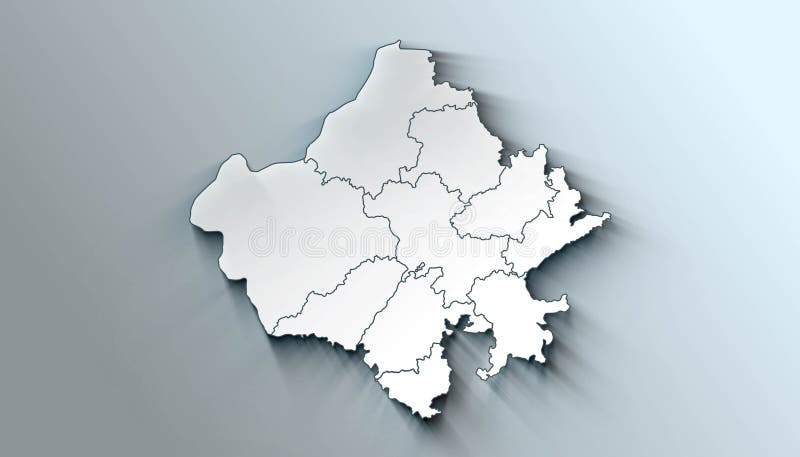 Rajasthan Map India Stock Illustrations – 552 Rajasthan Map India Stock ...