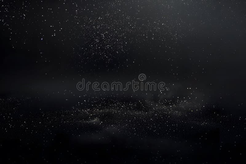 Minimalist Dark Background with Faint Starry Texture Stock Illustration ...