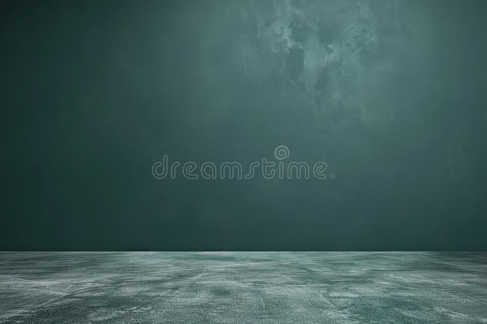 A Minimalist Dark Green Studio Backdrop with a Smooth Gradient ...