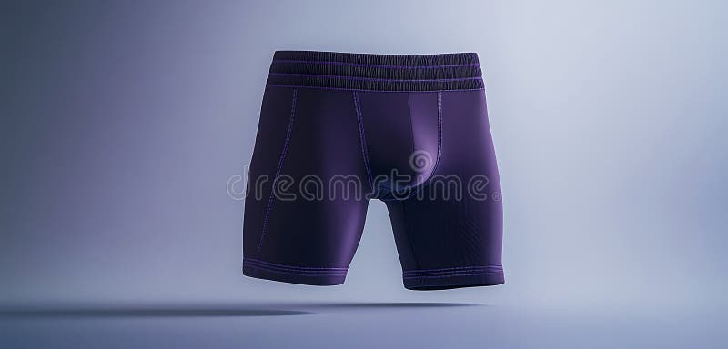 Minimalist Deep Purple Men S Boxers on a Soft Grey Gradient Stock ...