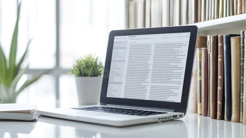 Minimalist description box stock illustration. Illustration of desk ...