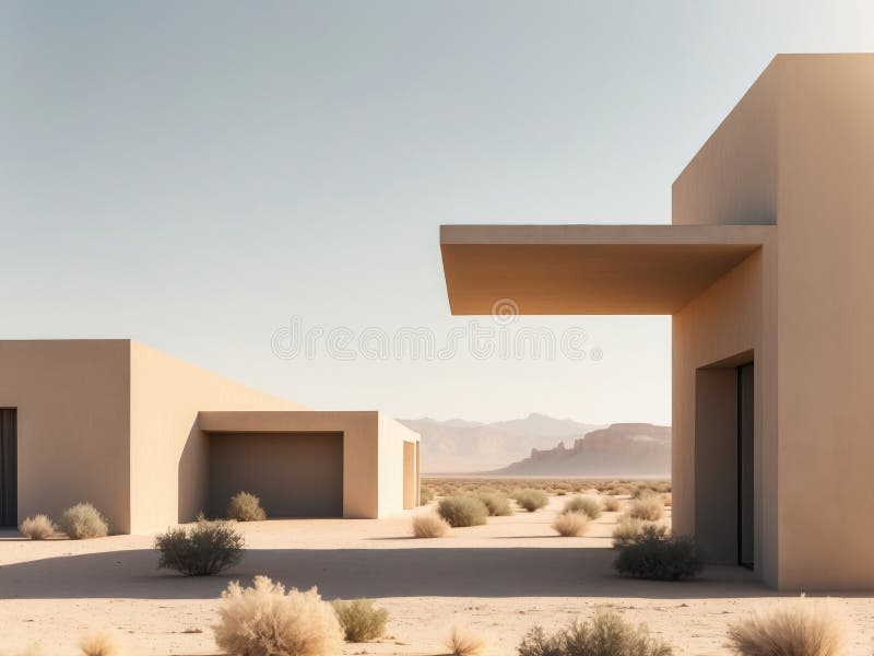 Minimalist Desert Architecture. Geometric Structures in a Tranquil ...