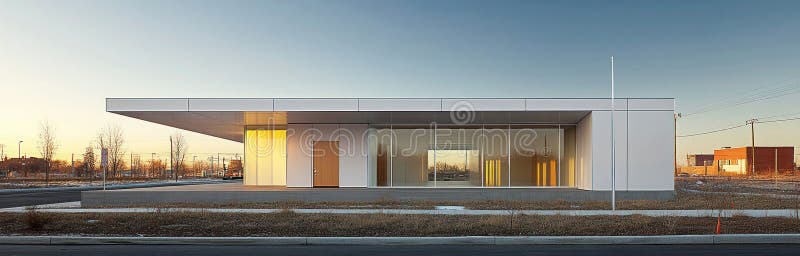 Minimalist Design Architecture: Clean and Simple Building in an Urban ...
