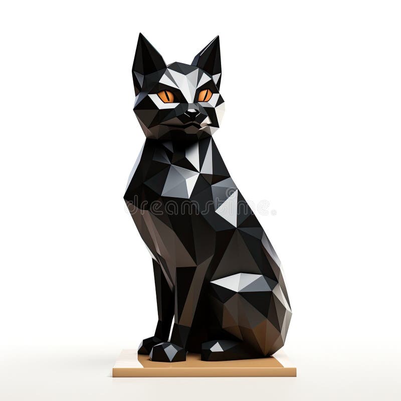 Cat Sculptures Stock Illustrations – 247 Cat Sculptures Stock ...