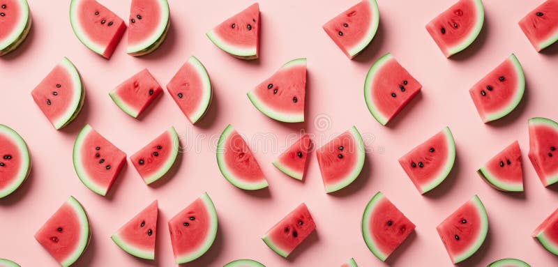 Elegant Watermelon Design: Realistic Minimalist Photography on Soft ...
