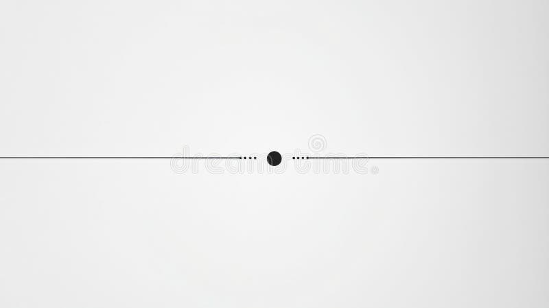 Minimalist Design Featuring a Central Black Dot and Intersecting Lines ...