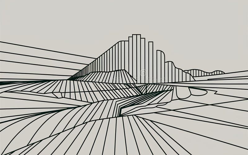 A Minimalist Design Featuring Simple Geometric Forms and Clean Lines ...