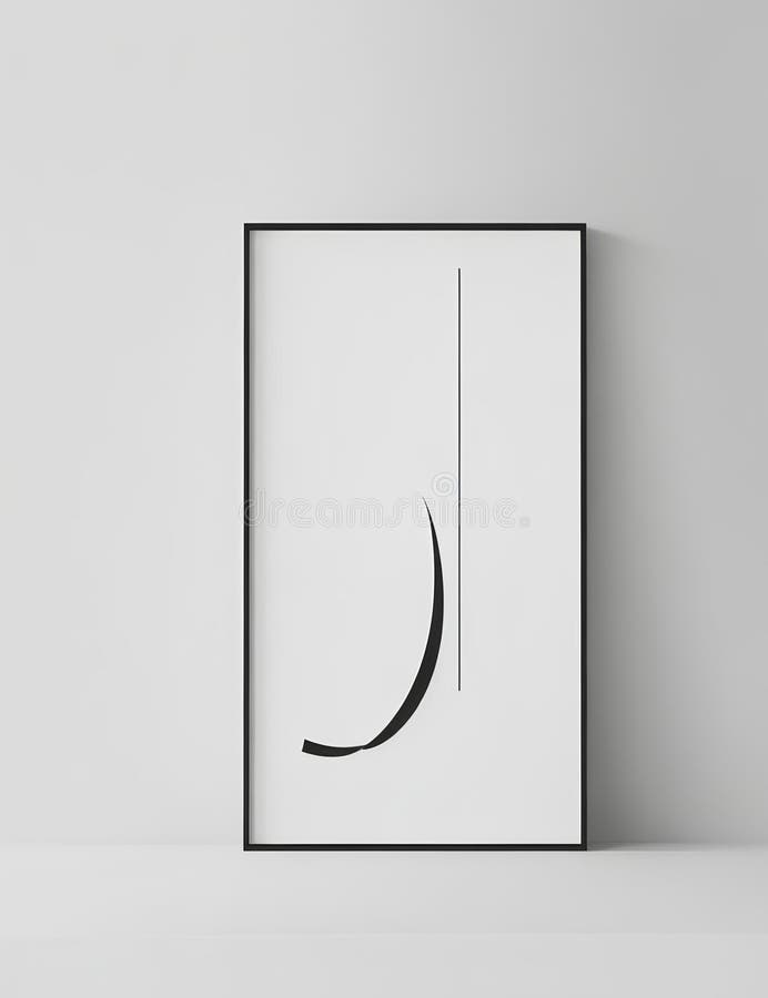 Minimalist Design Featuring Simple Shapes and Clean Lines Stock ...