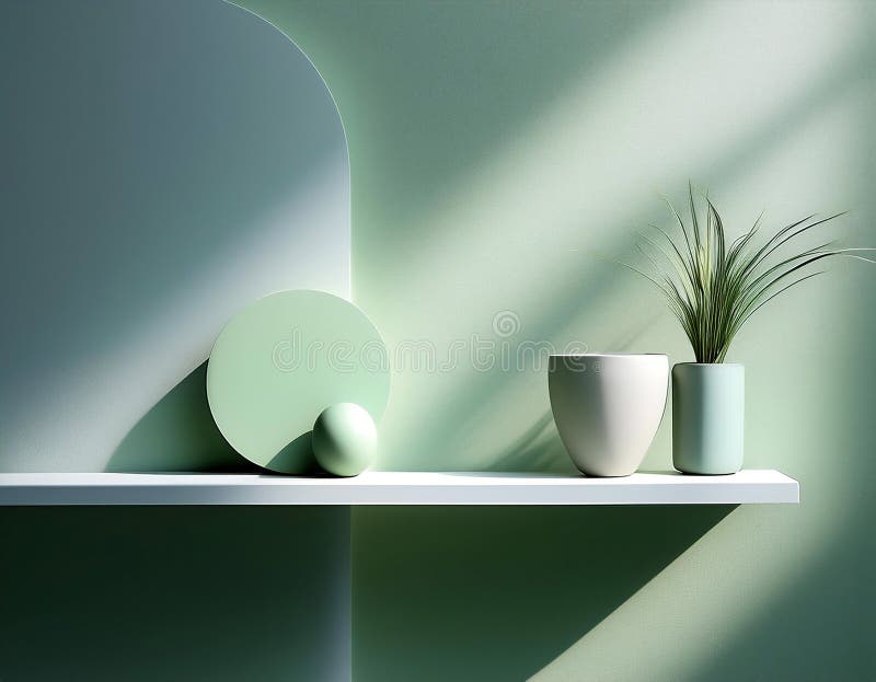 Minimalist Design Featuring Simple Shapes and Clean Lines, Representing ...