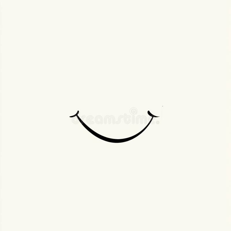 Simple Smile stock illustration. Illustration of happy - 367691418