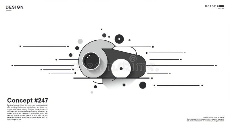 Abstract Camera Design Concept Stock Illustration - Illustration of ...