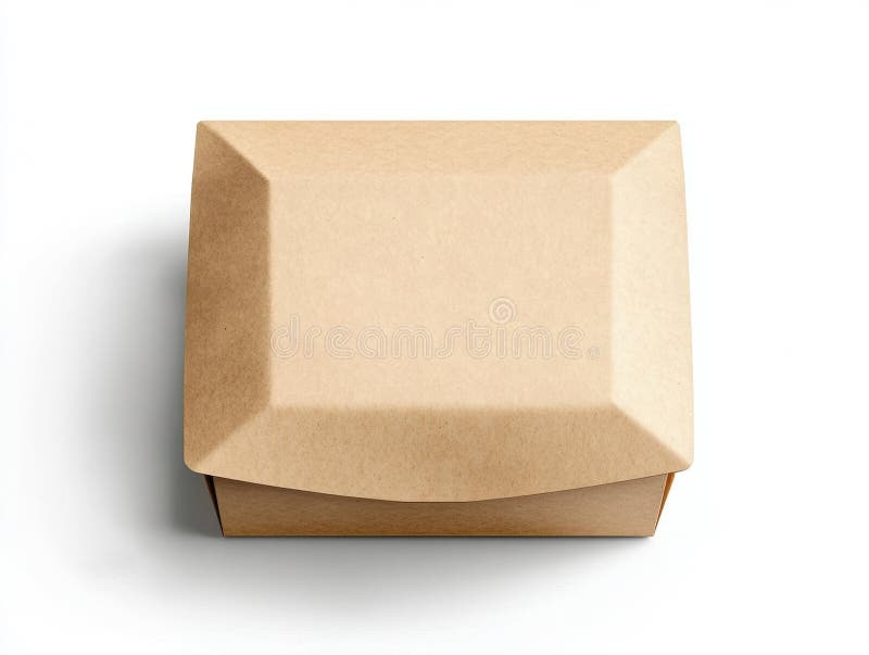 Minimalist Design Kraft Paper Burger Box for Eco Friendly Packaging ...