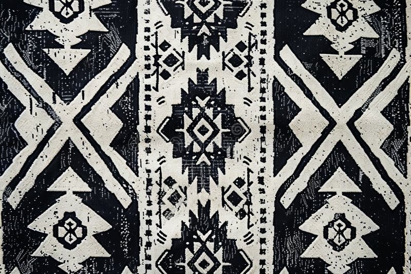 Minimalist Design with Modern Aztec Pattern. Sleek Black and White for ...