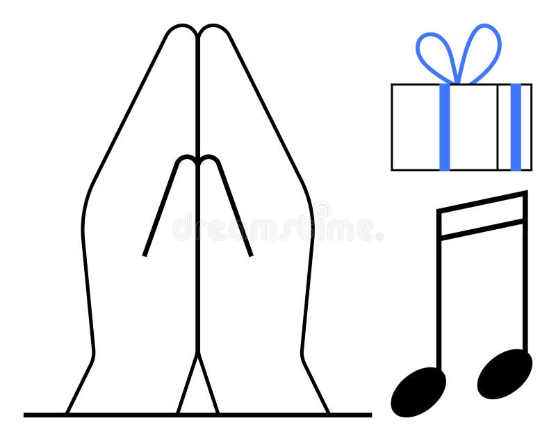 Blue Music Note Thumbs Up Art Stock Illustrations – 5 Blue Music Note ...