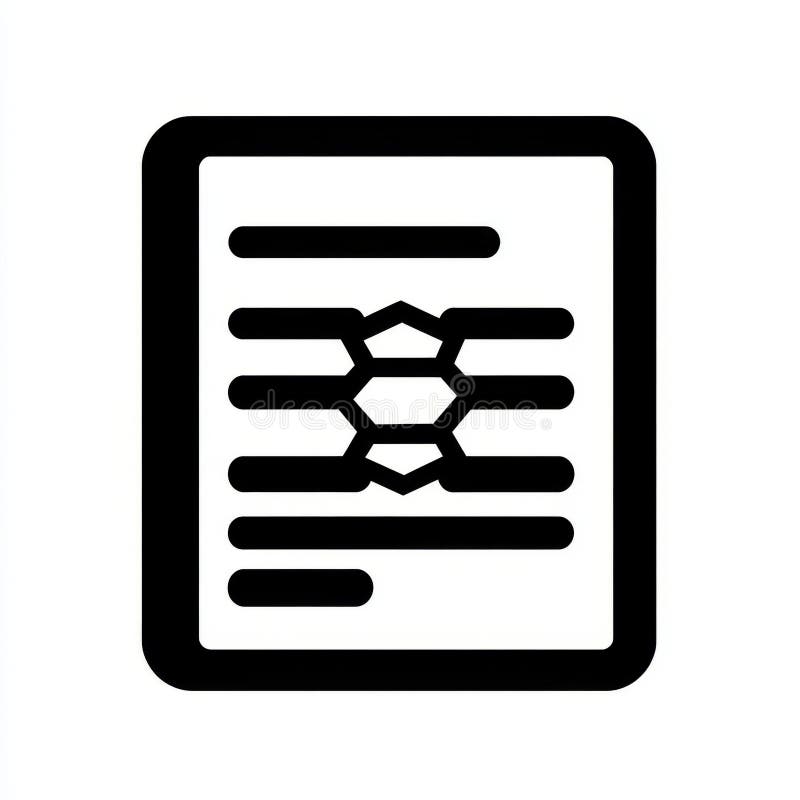 Minimalist Design is Showcased in a Document with a Blank Area for Text ...