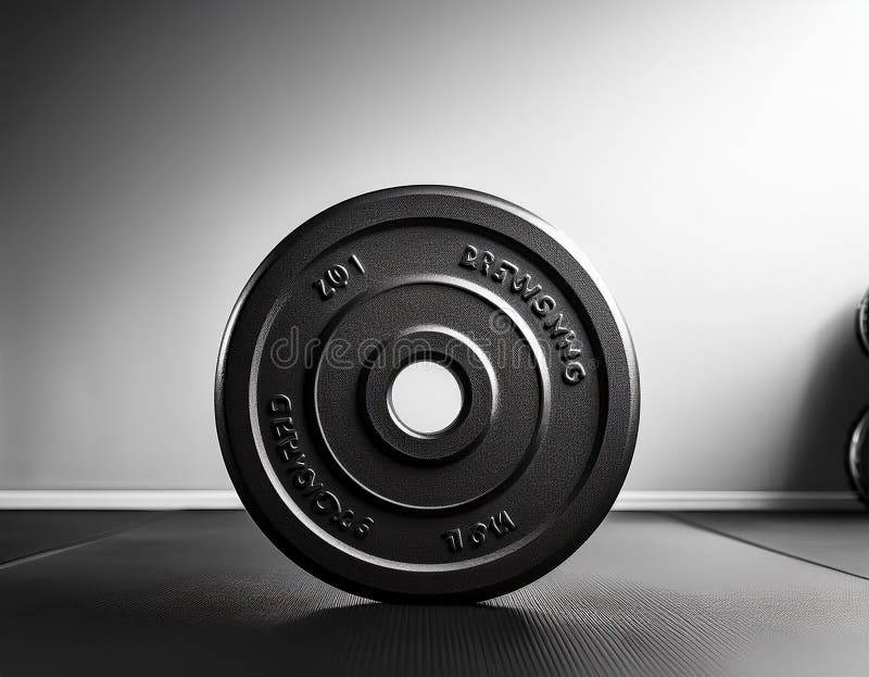 The Minimalist Design of a Single Weight Plate on a Clean Platform ...