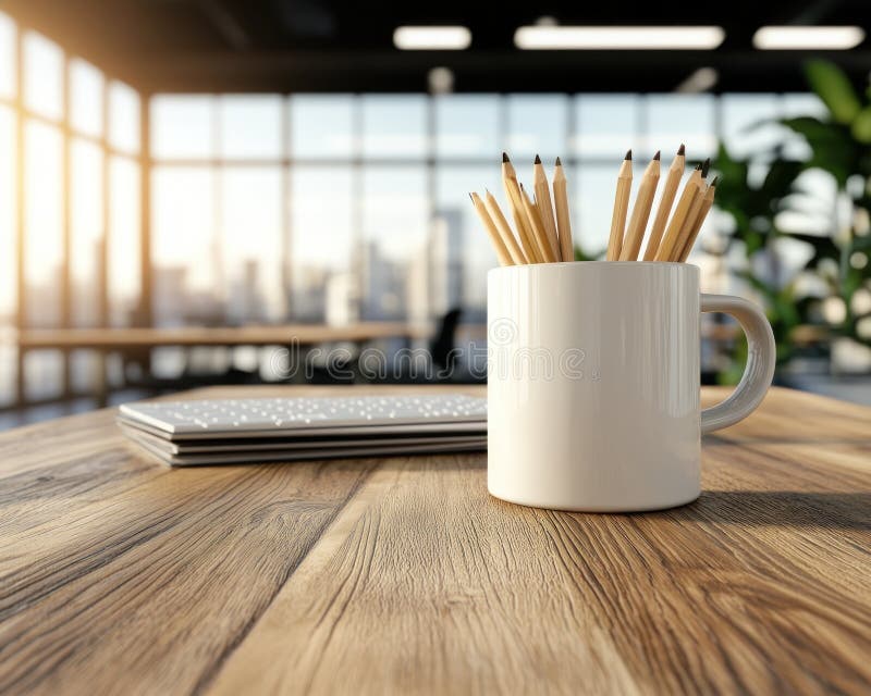 Minimalist Desk Setup for Focus and Productivity, Clean Workspace with ...