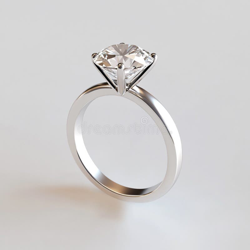 Minimalist Diamond Ring Showcase. Generated with Ai Stock Illustration ...