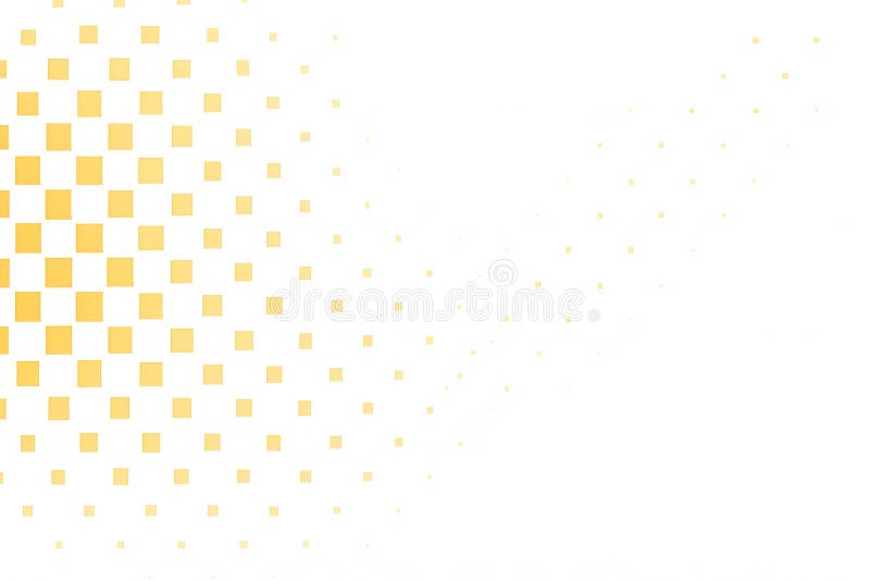 Abstract Yellow Grid Pattern Background, Fading Squares and Pixelated ...