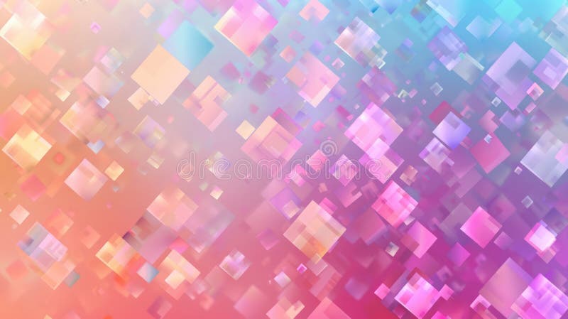 Minimalist Digital Illustration with Pastel Gradient and Abstract ...