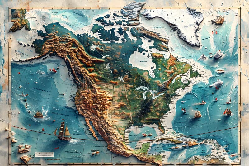 Minimalist Digital Map of Canada: a Unique Illustration Stock ...