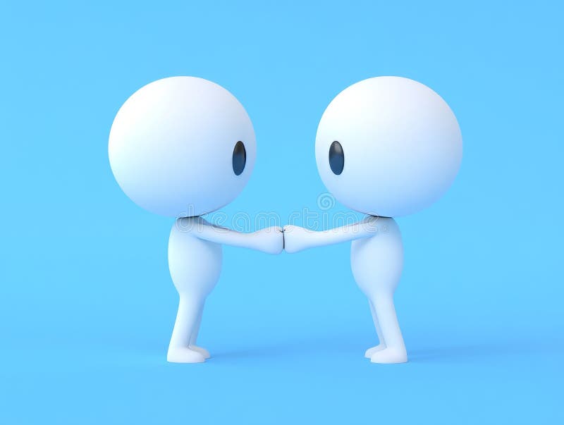 A Minimalist Digital Studio Background Frames a Friendly Wave between ...