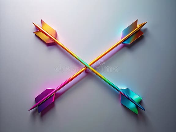 Minimalist Directional Arrows Horizontal and Vertical Intersections for ...