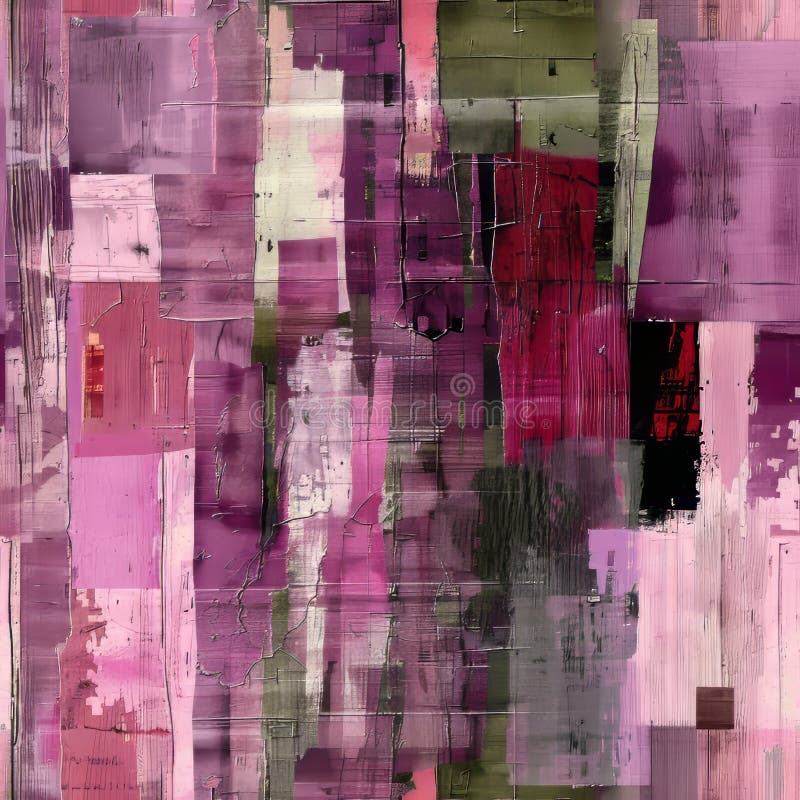 Minimalist Distressed Graphics with a Muted Color Palette, Abstract Art ...