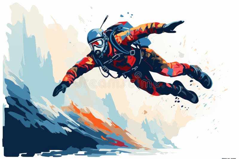 Diver Design Elements Stock Illustrations – 865 Diver Design Elements ...