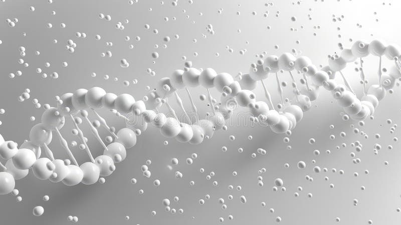 Minimalist DNA Double Helix Structure Stock Photo - Image of double ...