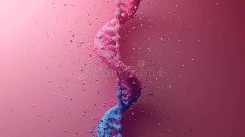 Minimalist DNA Double Helix Structure Stock Photo - Image of double ...