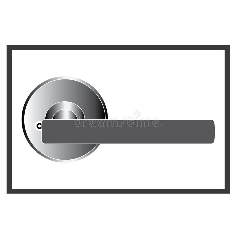 Minimalist Door Handle Logo Stock Vector - Illustration of gate ...