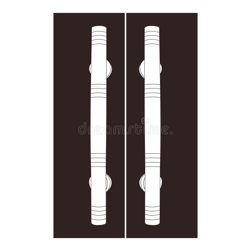 Minimalist Door Handle Logo Stock Vector - Illustration of design ...