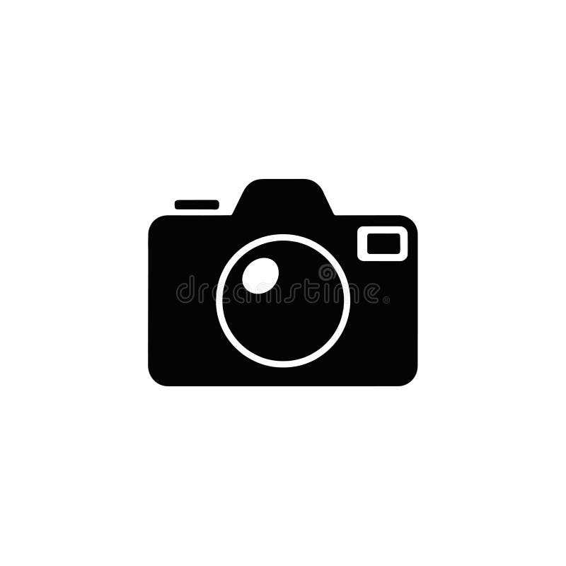 Minimalist Dslr Camera Logo Stock Illustration - Illustration of camera ...