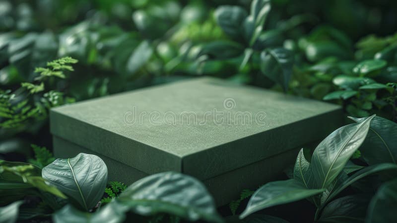 Minimalist Eco-friendly Packaging Design with Green Materials and Fresh ...