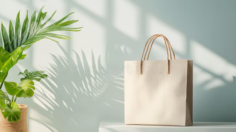 A Minimalist Eco-friendly Shopping Service Flyer Styled with Bold Text ...