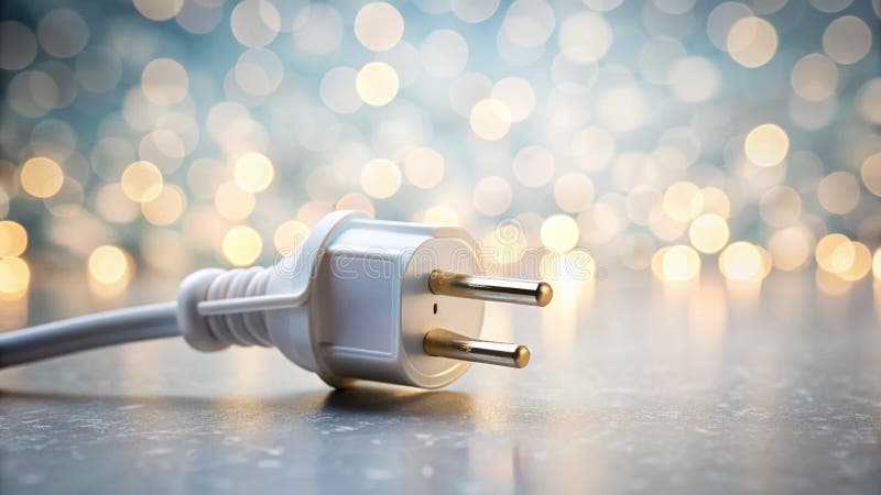 Minimalist Electrical Plug Image a Clean Versatile Stock Photo for ...