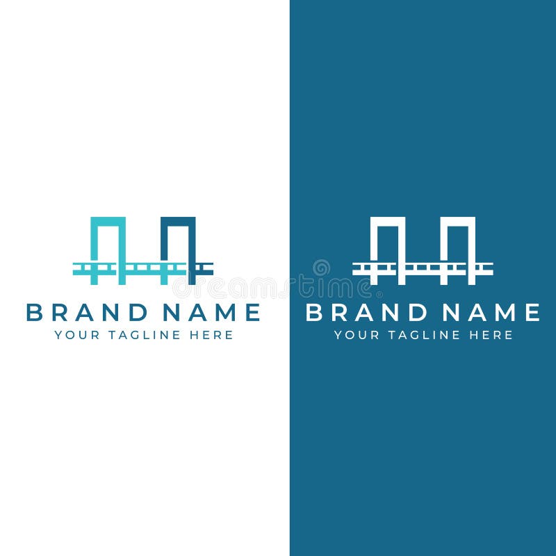 Minimalist and Elegant Creative Bridge Building Logo with a Modern Concept. with Vector ...