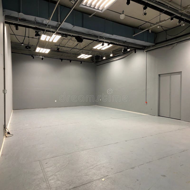 Empty Gray Color Studio Room Background Stock Illustration ...