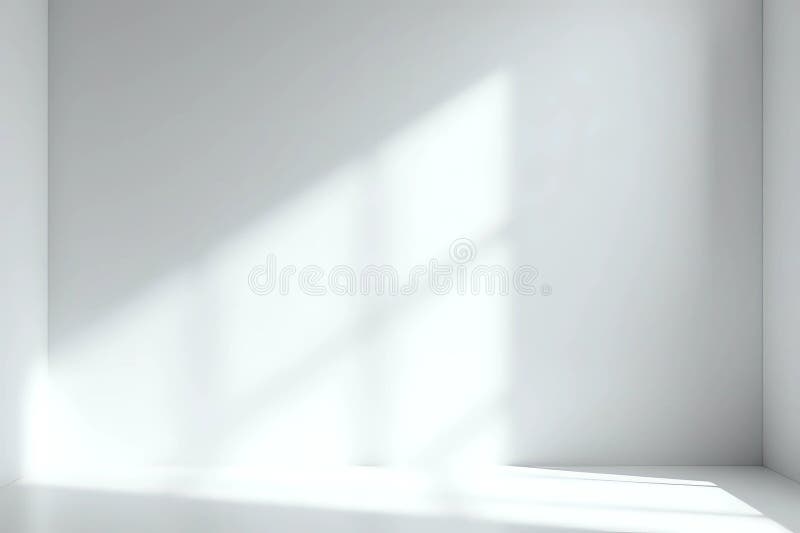 Minimalist Empty Room Display with Shadow Stock Photo - Image of ...