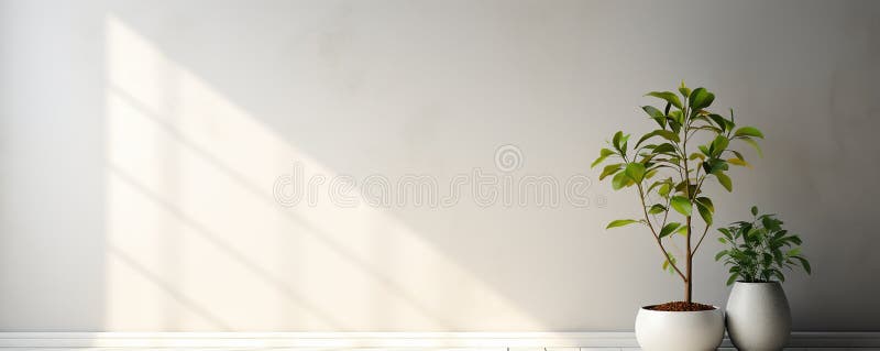 Minimalist empty room stock illustration. Illustration of white - 286876627