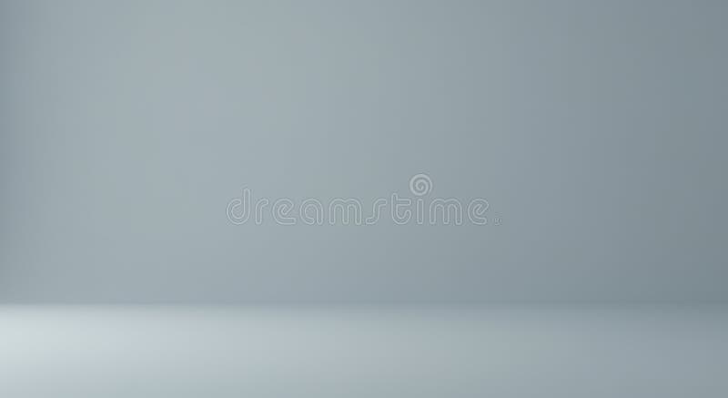 Minimalist Empty Room with Soft Gray Walls and Smooth Floor Stock Photo ...