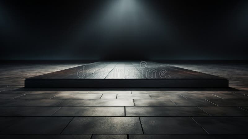 Minimalist Empty Stage with Soft Diffused Lighting Stock Photo - Image ...
